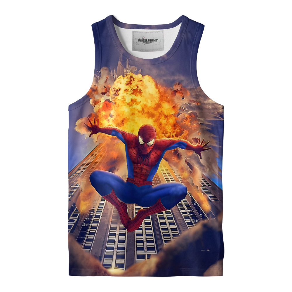 Spiderman Marvel Comics Tank Top | Wibuprint.com