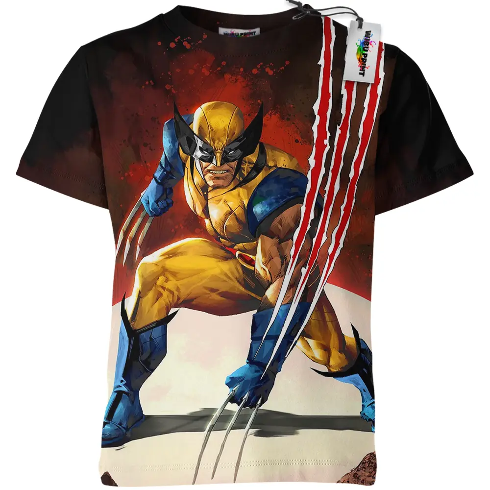 Wolverine Shirt, X-Men Shirt, Marvel Shirt, Kael Ngu Artwork